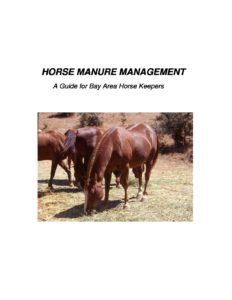 Horse-Manure-Management-Guide | Sonoma Resource Conservation District